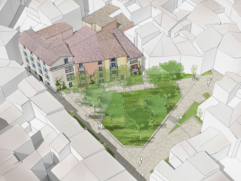 Réhabilitation de l'ilôt des Sablons - Ville de Millau